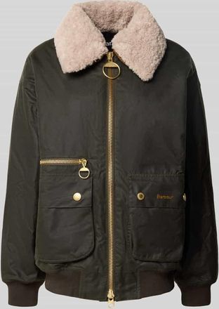 Barbour Regular Fit Bomberjacke aus reiner gewachster Baumwolle Modell MAXINE