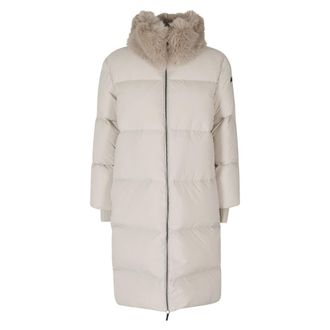 Roberto Ricci Design Fly Tubic 18 Parka Veste en Fourrure - Femme - Manteaux - Beige - Taille: 38 FR