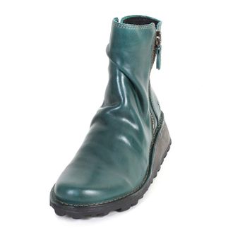 FLY London Damen Mon944fly Stiefel, Gr&uuml;n Petrol, 41 EU