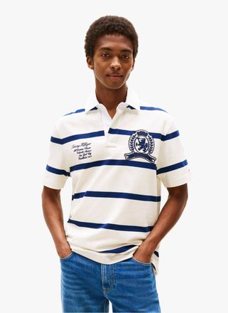 Tommy Hilfiger Polo ample ray&eacute; en coton