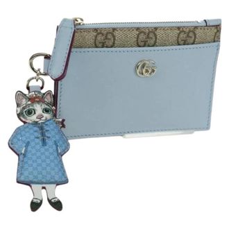 Gucci Pre-owned Schl&uuml;sseletui - - Pre-owned - Damen - Blau - ONE SIZE