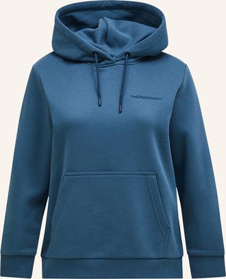 Peak Performance Hoodie blau