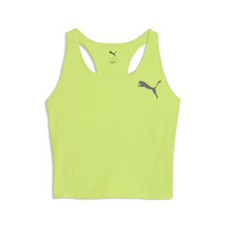 Puma Lightspeed Crop-Lauftop Damen, Accessoires, Gr&uuml;n, XXS