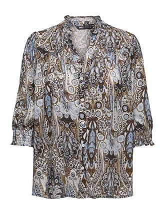 Only Onlraya WVN Noos T-Shirt 3/4, Chicory Coffee, L