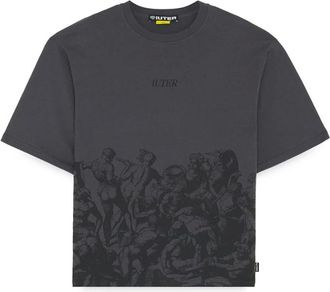 Iuter Iuter, Homme, Tops, Gris, Taille: XS Battle Reverse Stitch Tee