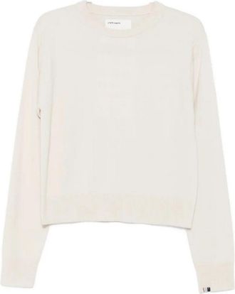 Extreme Cashmere Pull Col Rond - Blanc