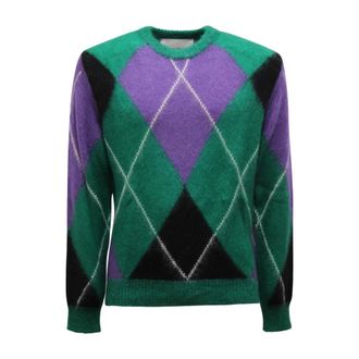 Amaranto Maglione Mohair Wollpullover - - Knitwear - Herren - Gr&uuml;n - M
