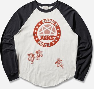 Aries Tracker Raglan Baseball Longsleeve T-Shirt Multicolor