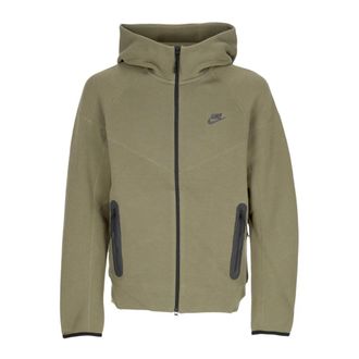 Nike Tech Fleece Zip-Hoodie - - Sport - Herren - Gr&uuml;n - S