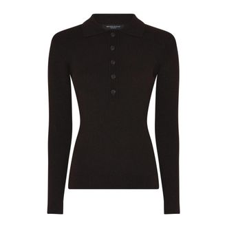Bruuns Bazaar AnemoneBBValea Strickpolohemd - - Tops - Damen - Braun - L