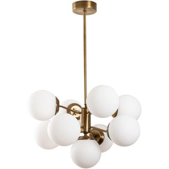 OZAIA Suspension en m&eacute;tal et verre Mudoni
