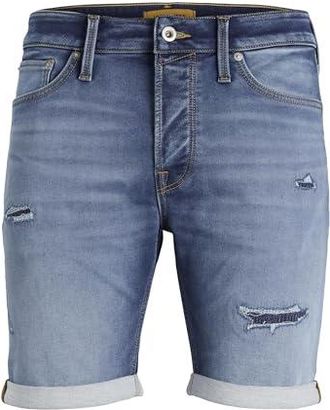 Jack & Jones Jjirick Jjicon Short Ge 633 I.k Ss24 Sn Jean, Bleu Denim, S Homme