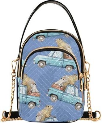 Mnsruu Sac à bandoulière Capybara pour femme avec sangle réglable