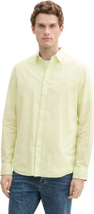 Tom Tailor Fitted Kurzarmhemd mit Muster, Grey small Hexagon Design, XL