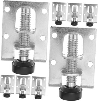 Valiclud 8 St&uuml;ck Teiliges Verstellbares M&ouml;belf&uuml;&szlig;e Stahl Schwere Beanspruchung rutschfeste Tisch Schrank nivellierf&uuml;&szlig;e H&ouml;henverstellbare M&ouml;belbeine f&uuml;r Unebene 