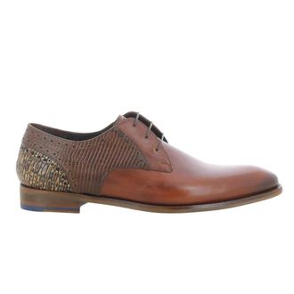 Floris Van Bommel Homme, Chaussures, Brun, Taille: 41 1/2 EU Chaussures homme en cuir cognac