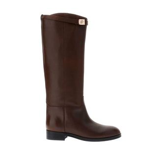 Guess Bottes hautes en cuir de vache