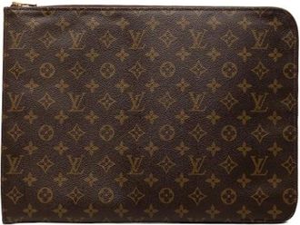 Louis Vuitton Pre-owned Poche Documents Portfolio - Femme - Pre-owned - Brun - Taille: ONE Size
