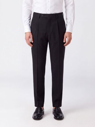 Pantaloni Torino Pantalon chino slim fit en coton stretch avec poches passepoil&eacute;es