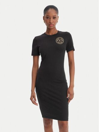 Versace Jeans Couture Kleid f&uuml;r den Alltag 80HAOT02 CJ03T Schwarz Slim Fit
