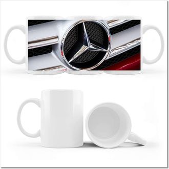 Generic Kaffee Tee Tasse Tasse mit Foto Mercedes Badge Nr.H2680Z_Cup