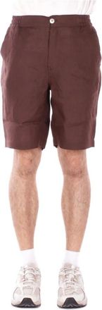 Alpha Studio Homme, Shorts, Brun, Taille: S Shorts