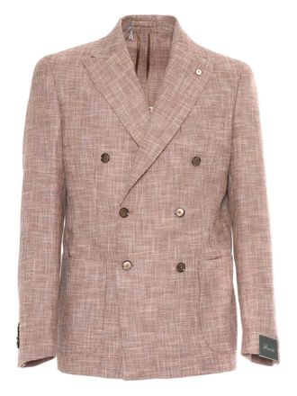 Brando blazer à boutonnière croisée - Marron