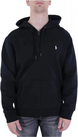 Ralph Lauren Homme, Sweatshirts et sweats &agrave; capuche, Noir, Taille: L Double-Knit Full-Zip Sweat &agrave; capuche
