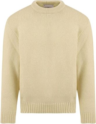 Edwin Ellis Hibiki Sweater - Homme - Pulls - Beige - Taille: M