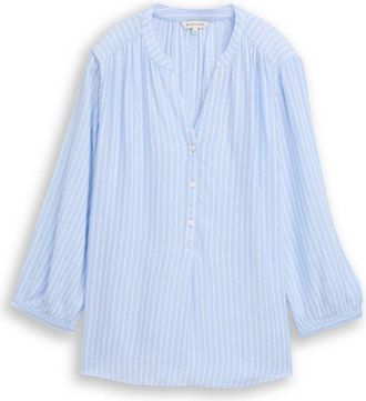 Tom Tailor Langarmbluse Blusen & Shirts Bluse mit Streifenmuster