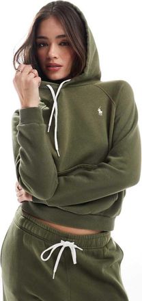 Polo Ralph Lauren Kapuzenpullover in Dunkelgr&uuml;n mit Logo, Kombiteil
