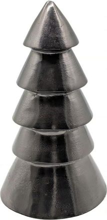 LAMBERT Silva Tannenbaum Weihnachtsdeko, Silber, H 16 cm
