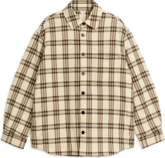 Arket Wattiertes Overshirt -Beige