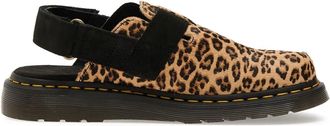 Dr. Martens mules Jorge II à imprimé léopard - Marron