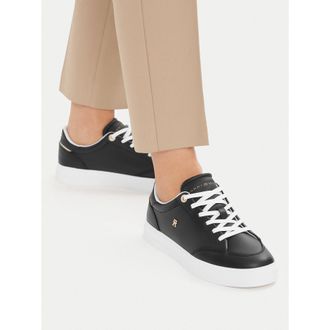 Tommy Hilfiger Sneakers Tommy Hilfiger Th Chic Cupsole FW0FW09106 Schwarz