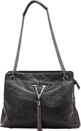Felipa Damen Handtasche Schwarz Onesize