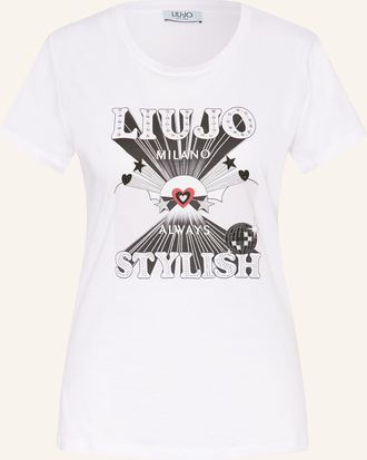 Liu Jo Liu Jo T-Shirt Mit Schmucksteinen weiss