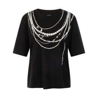 Marc Cain Relaxed T-Shirt - - Tops - Damen - Schwarzk - XS