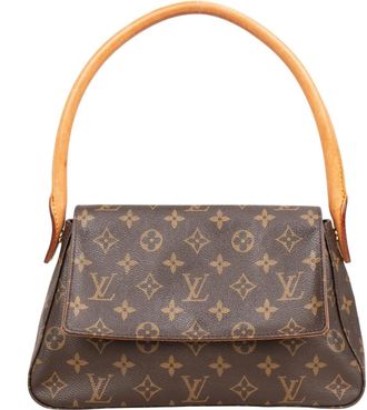 Louis Vuitton Crossbody Bags - Louis Vuitton Canvas Monogram Looping PM Shoulder - Gr. unisize - in Braun - f&uuml;r Damen