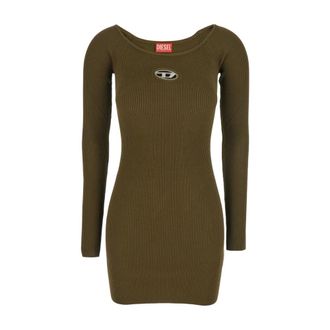 Diesel Femme, Robes, Brun, Taille: 42 FR Robes Marron M-Vera