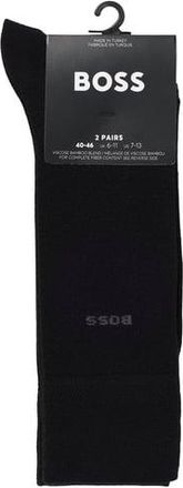 HUGO BOSS Lot de 2 paires de chaussettes mi hautes