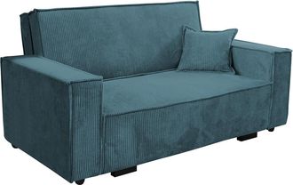 Mirjan24 Sofa Viva Star Cord III mit Schlaffunktion, 3 Sitzer Polstersofa mit Bettkasten inkl. Kissen, Schlafsofa, Bettsofa, Sofagarnitur, Farbauswahl, Wohnlan