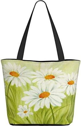 AOOEDM Summer Daisies Ladies Shopping Bag 13x11x7in.Le cadeau parfait pour la Saint-Valentin.Cest de la Saint-Valentin pour maman, fille, &eacute;pouse, etc