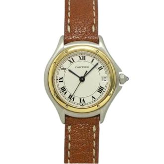 Cartier Montre vintage Pre-owned - Femme - Pre-owned - Brun - Taille: ONE Size