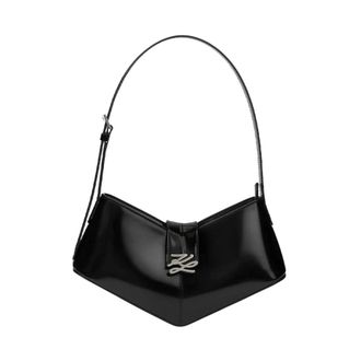 Karl Lagerfeld K/Studio Autograph Schultertasche Spazzolato - - Bags - Damen - Schwarzk - ONE SIZE