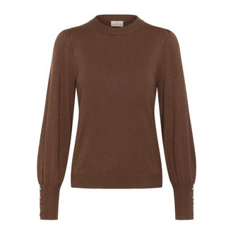 Kaffe KAlizza Argyle Pullover - - Knitwear - Damen - Braun - XL