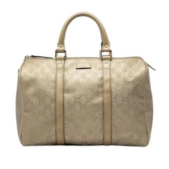 Gucci Sac Boston Pre-owned - Femme - Pre-owned - Beige - Taille: ONE Size