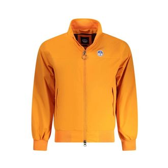 North Sails Orange Polyamid Slim Fit Jacke - - Jackets - Herren - Orange - M