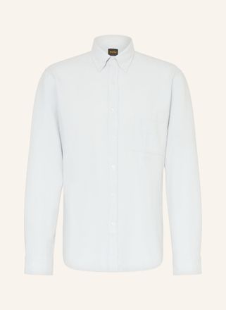 HUGO BOSS Flanellhemd Rickert Regular Fit grau