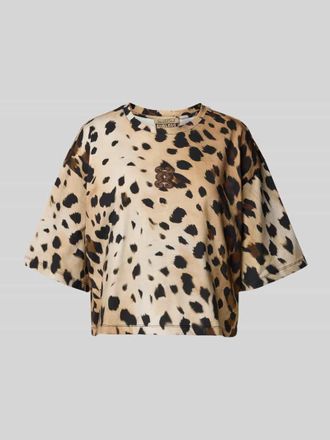 Smith & Soul Cropped Boxy Fit T-Shirt mit Stitching